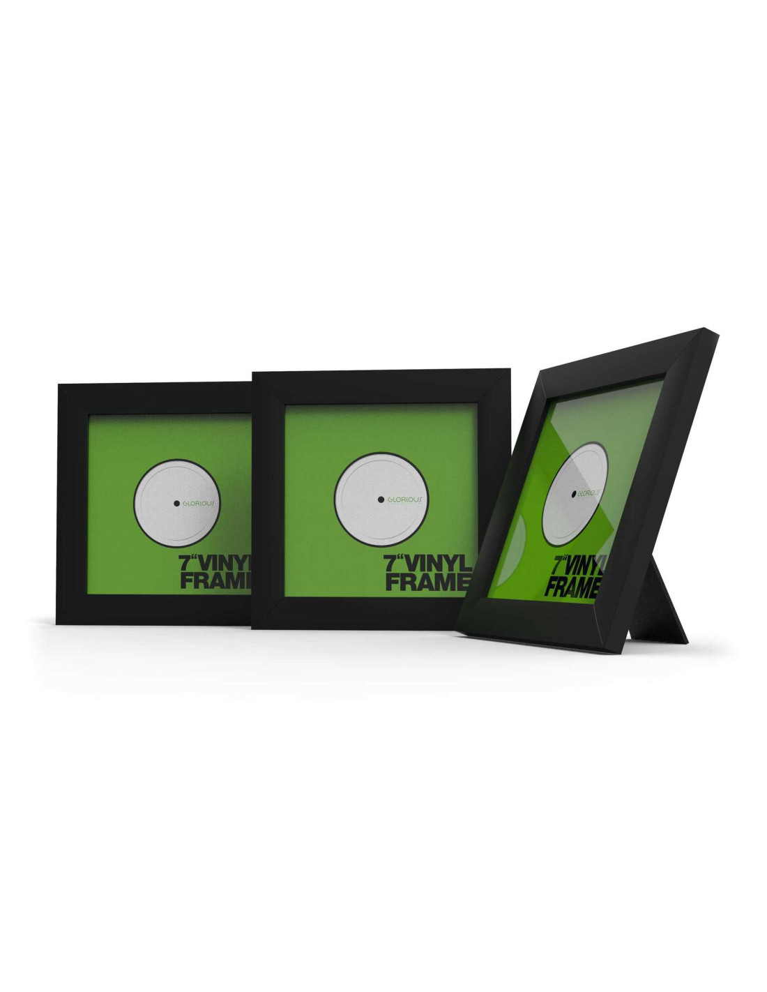 VINYL FRAME SET 7\" BLACK