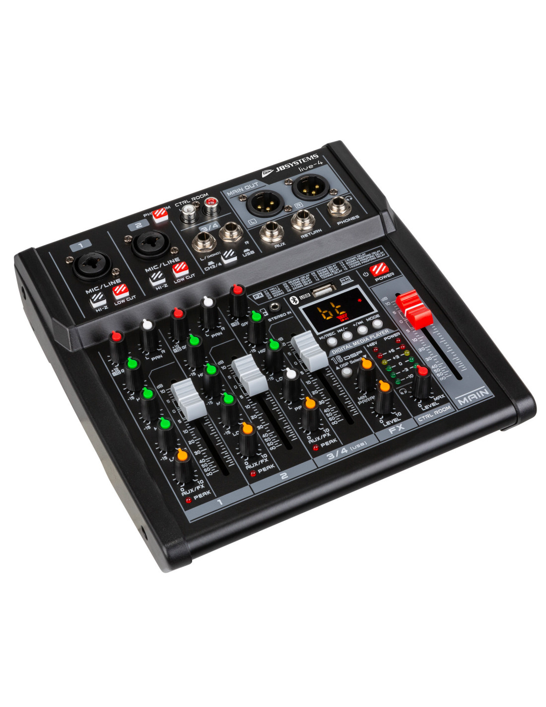 JB Systems LIVE-4 - Tables de Mixage Analogiques